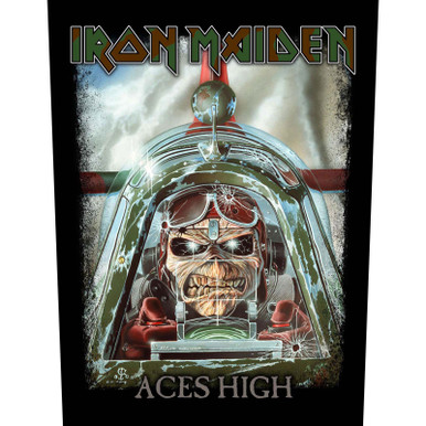 Iron Maiden 'Aces High' Back Patch | Eyesore Merch