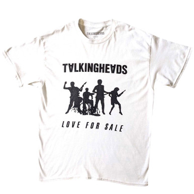 Talking Heads 'Love For Sale' (White) T-Shirt | Eyesore Merch