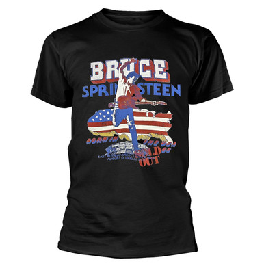 Bruce Springsteen 'Born In The USA '85' (Black) T-Shirt Ã‚Â¦ Eyesore Merch