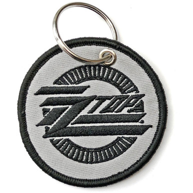 ZZ Top 'Circle Logo' Patch Keyring | Eyesore Merch