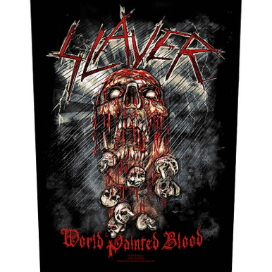 Slayer 'World Painted Blood' Back Patch | Eyesore Merch