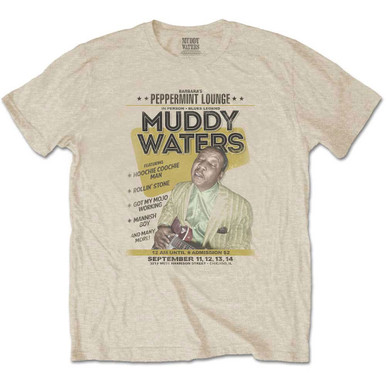 Muddy Waters 'Peppermint Lounge' (Sand) T-Shirt | Eyesore Merch