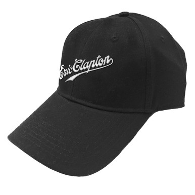 Eric Clapton 'Script Logo' (Black) Baseball Cap | Eyesore Merch