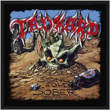 Tankard 'Stone Cold Sober' Patch | Eyesore Merch