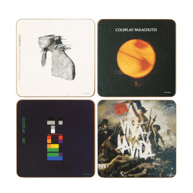 Coldplay 'Logos' Coaster Set Ã‚Â¦ Eyesore Merch