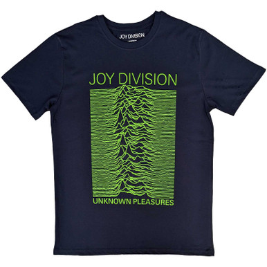 Joy Division 'Unknown Pleasures FP' (Navy) T-Shirt Â¦ Eyesore Merch