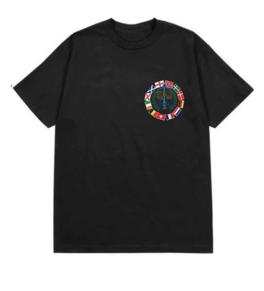 Luke Combs 'Tour '23 Flag' (Black) T-Shirt | Eyesore Merch
