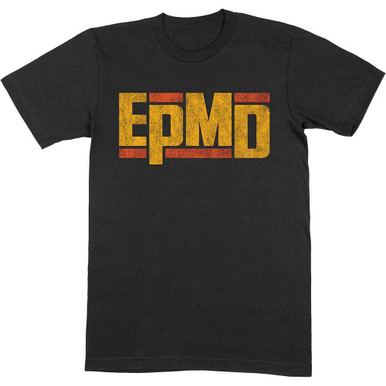 EPMD 'Distressed Classic Logo' (Black) T-Shirt | Eyesore Merch