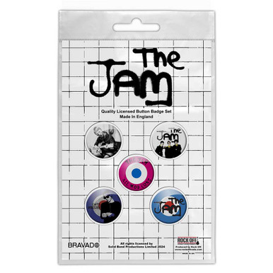 The Jam 'All Mod Cons' Button Badge Pack | Eyesore Merch