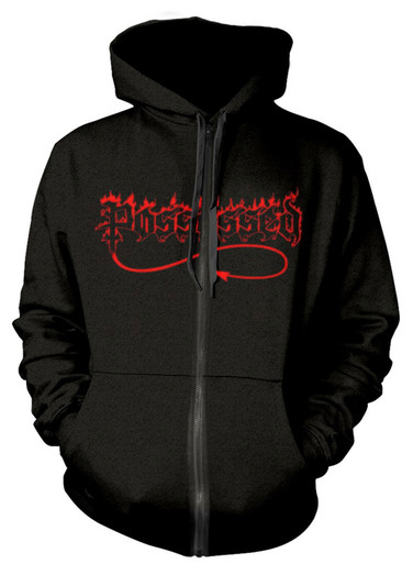 Possessed 'Total Possession' (Black) Zip Up Hoodie | Eyesore Merch