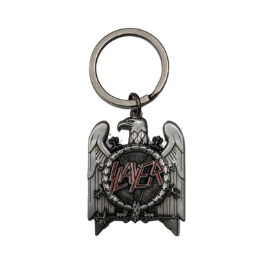Slayer 'Silver Eagle v2' Keyring | Eyesore Merch