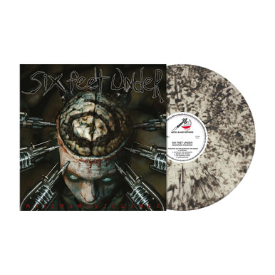 Six Feet Under 'Maximum Violence' LP Clear Blackdust Vinyl