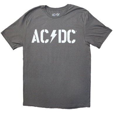 AC/DC 'Logo PWR-UP EU Tour '24' (Grey) T-Shirt | Eyesore Merch