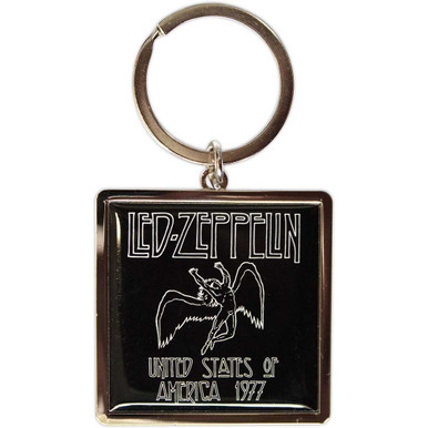 Led Zeppelin '1977 USA Tour' Photo Keyring | Eyesore Merch