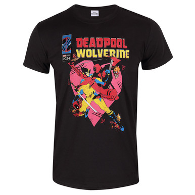 Marvel Deadpool 'True Love' (Black) T-Shirt | Eyesore Merch
