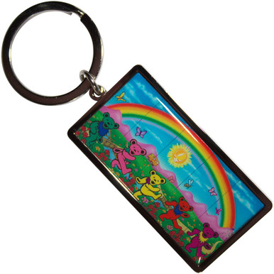 Grateful Dead 'Rainbow' Photo Keyring | Eyesore Merch