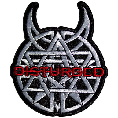 Disturbed 'Logo' (Iron On) Patch | Eyesore Merch