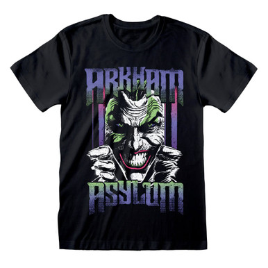 Batman 'Joker Arkham Asylum' (Black) T-Shirt | Eyesore Merch