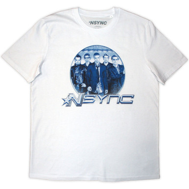 NSYNC 'Band Circle' (White) T-Shirt