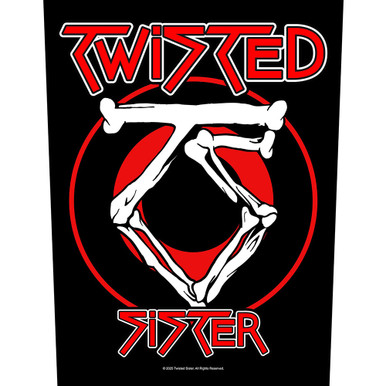 Twisted Sister 'Circular Logo' Back Patch