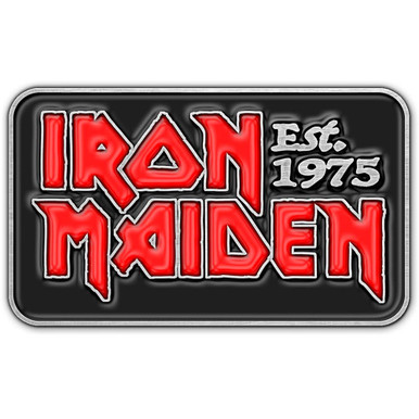 Iron Maiden 'Est 1975' Pin Badge