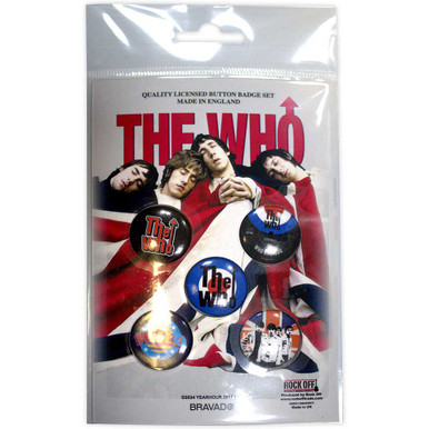 The Who 'Target' Button Badge Pack