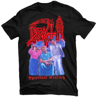 Death 'Spiritual Healing v1' (Black) T-Shirt - US Import