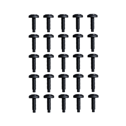 ECHOGEAR Rack Mount Screws 25 Pack - 10/32 Steel Screws With Attached ...