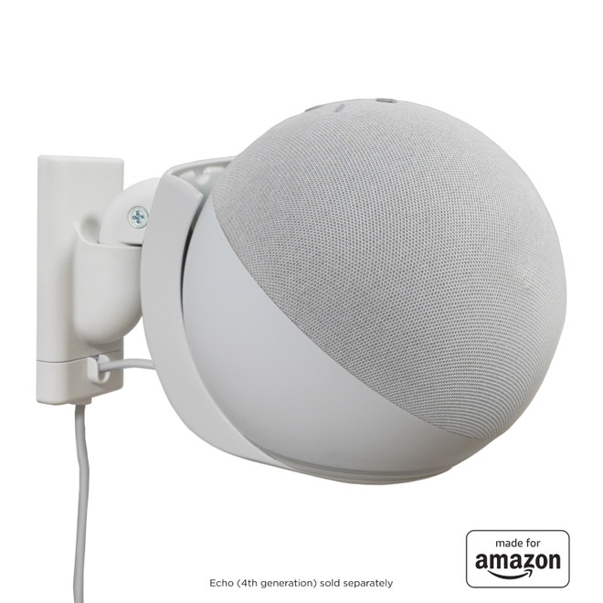 ECHOGEAR Certified made for amazon echo (4th gen) mount-white