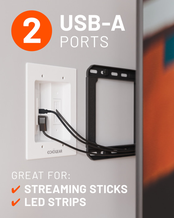 In-Wall Cable Management Kit-Hide TV Power Cables & Low Voltatge Wires ...
