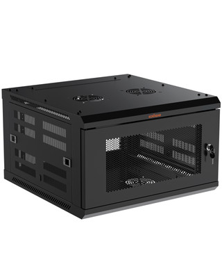 6U Open Enclosed Rack With 2 Rack Shelves