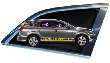 FQ22999YPY 2007-2015 AUDI Q7 Quarter RIGHT Ant Encap Solar Chrome Frame