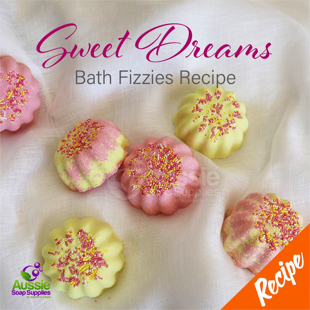 Sweet Dreams Bath Fizzies DIY Recipe and Tutorial