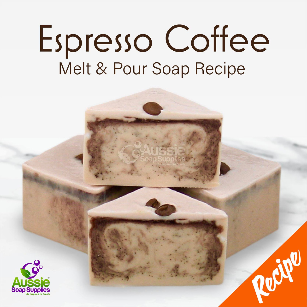 Espresso Coffee Cubes Melt & Pour Soap Recipe