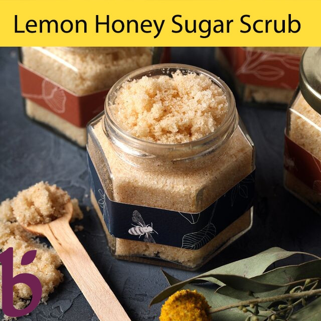 Lemon Honey Sugar Scrub Project