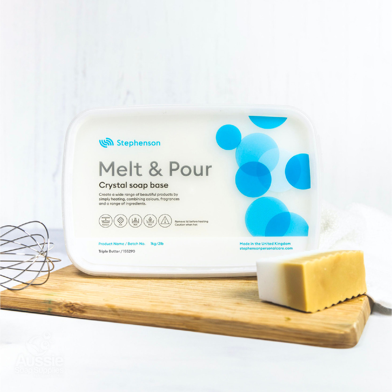 Stephenson Crystal Triple Butter Melt & Pour Soap Base