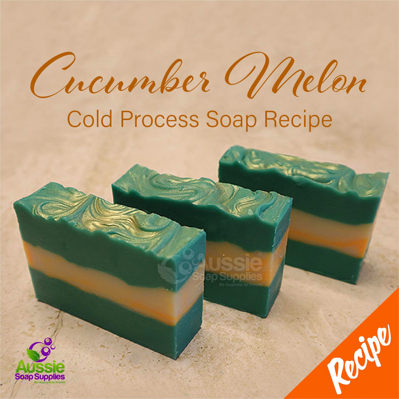 Cucumber Melon Cold Process Soap Recipe
