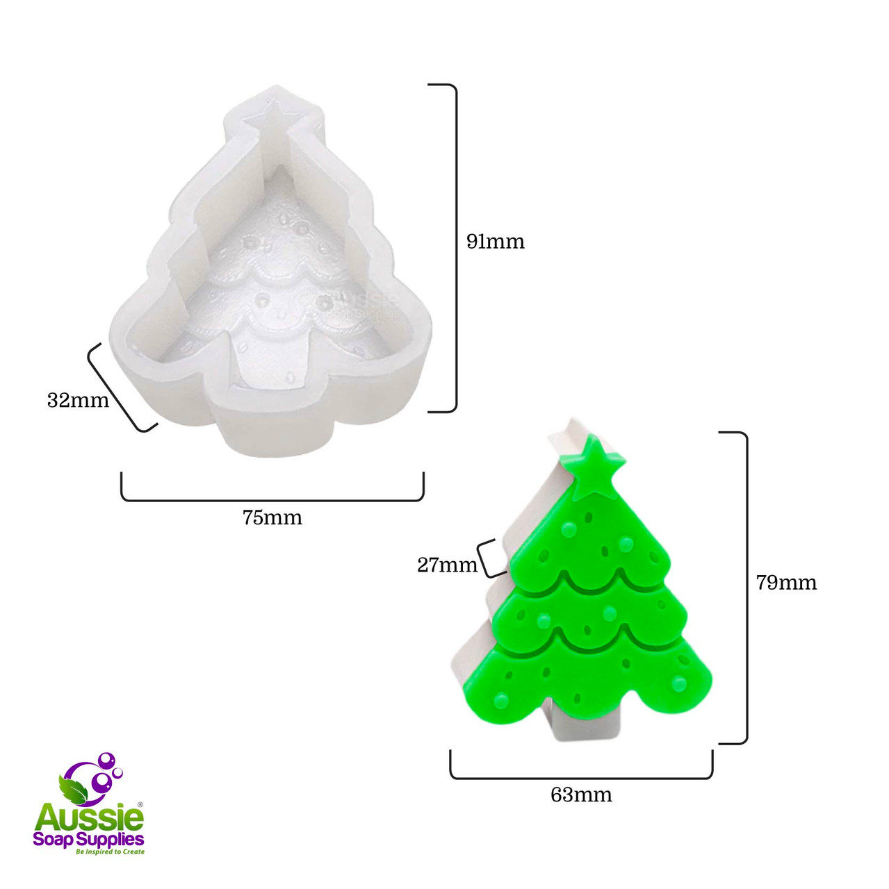 Flexible Mould - Christmas Tree (Single)