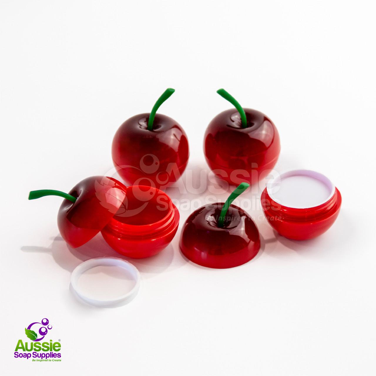 Cherry Lip Balm Jars