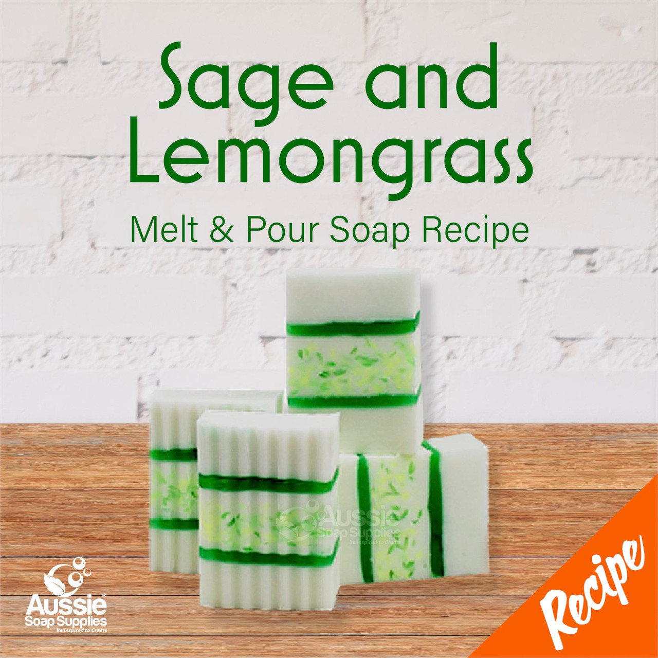 Sage And Lemongrass Layered Melt And Pour Soap Recipe