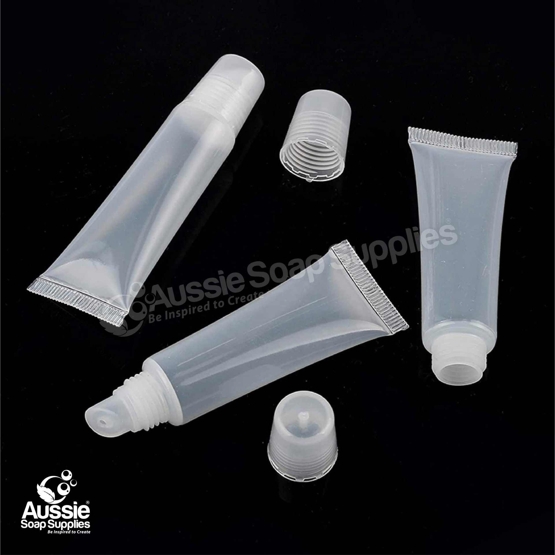 Lip Gloss Tube - Clear, 15ml