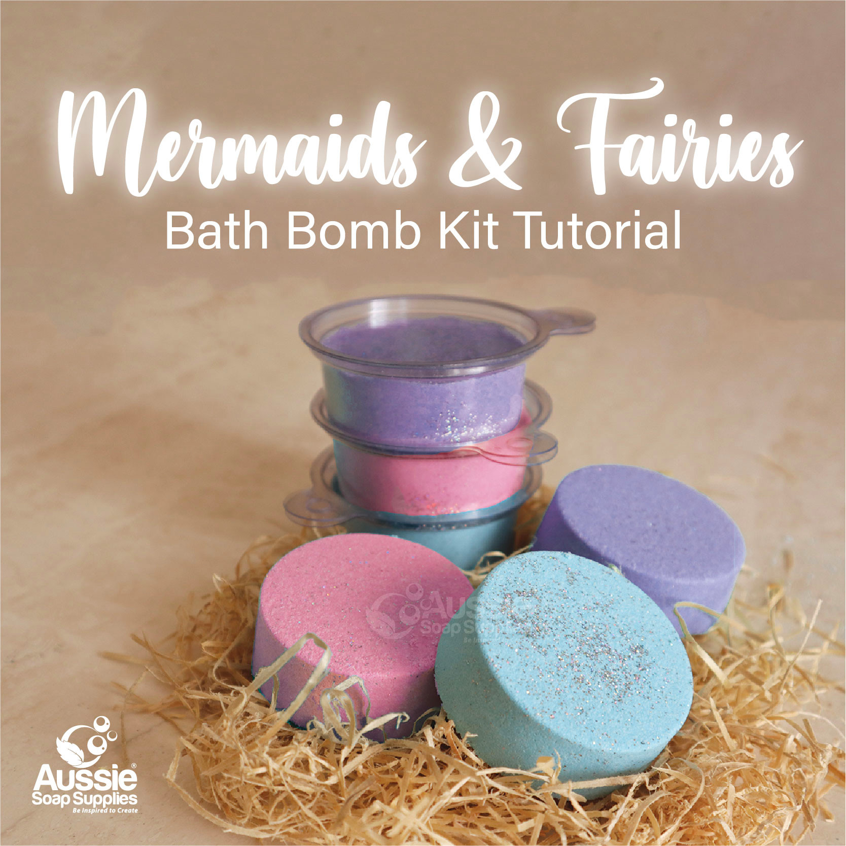 Mermaids and Fairies DIY Bath Bomb Kit