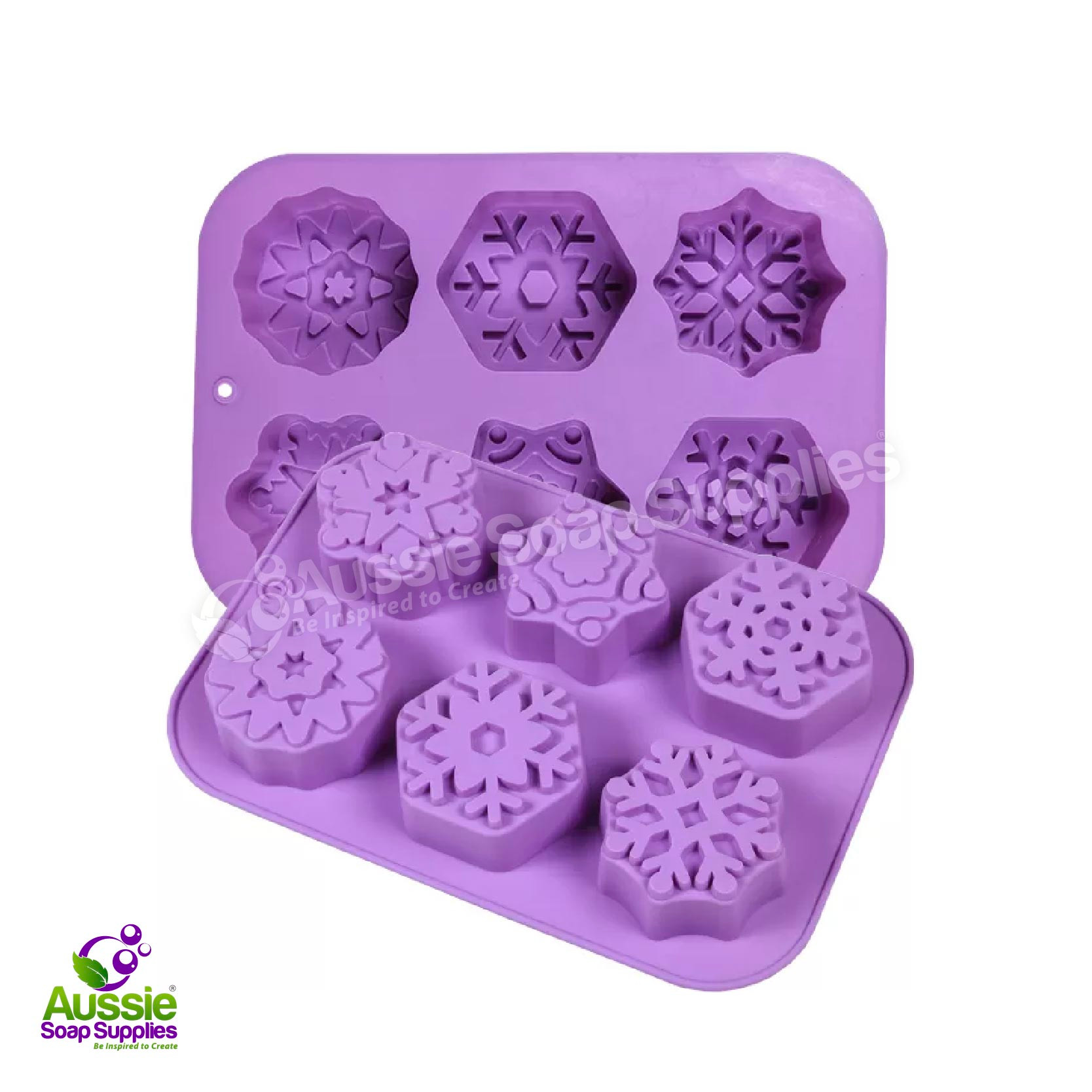 Flexible Mould - 6 Hearts