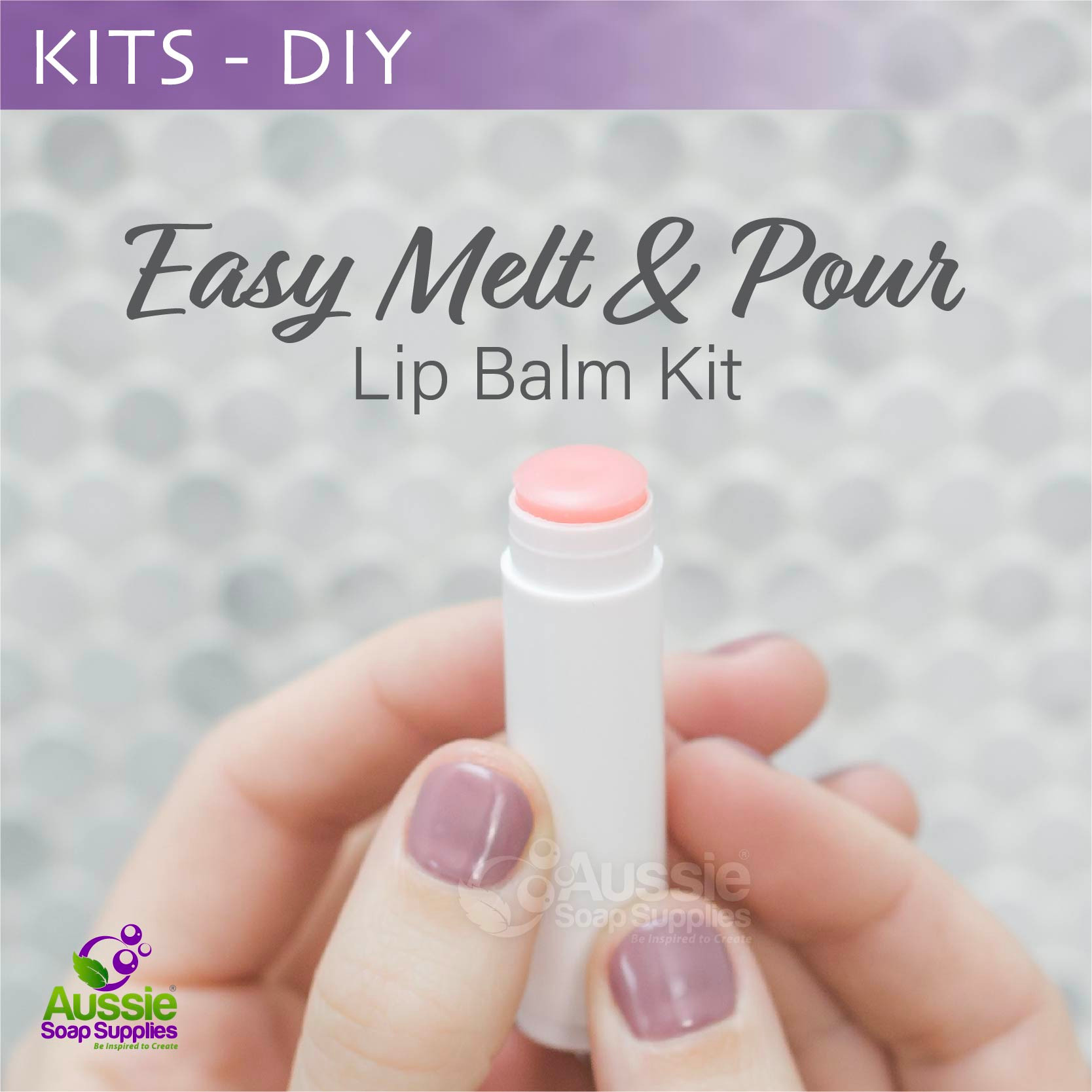 Easy Melt & Pour Lip Balm Kit (Vegan)