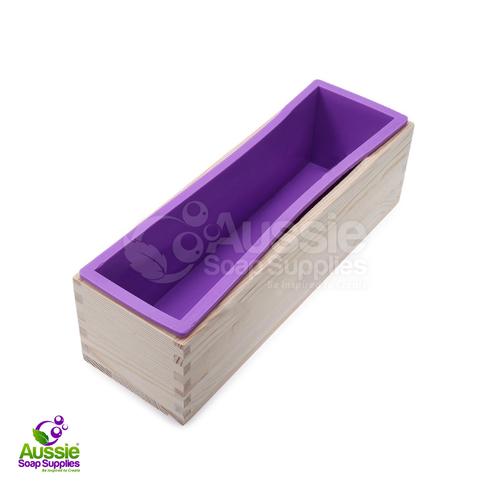 Wooden Loaf Mould with Silicone Liner (Large)