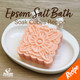 Simple Epsom Salt Bath Soak Cubes using Mooncake Press