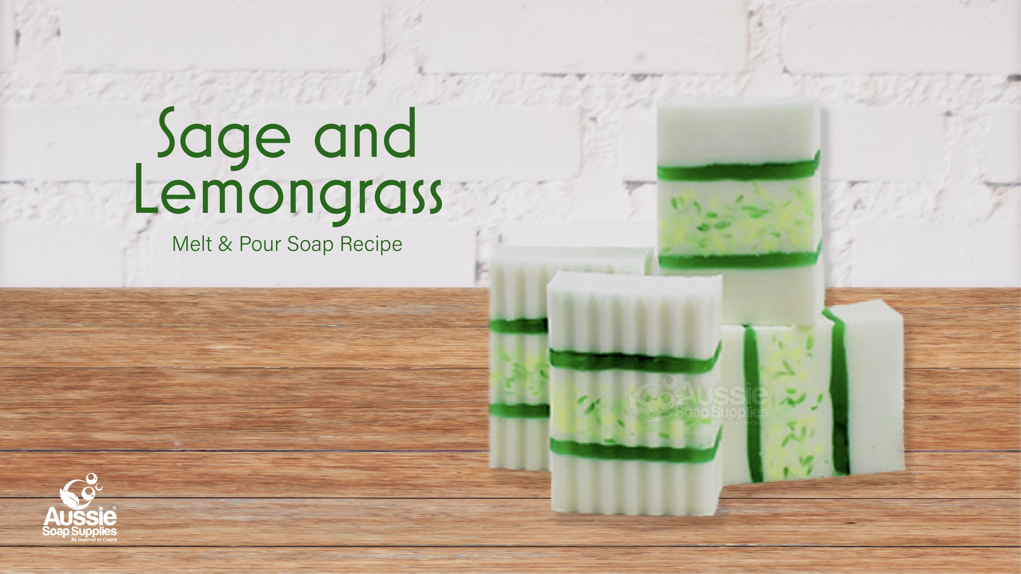 Sage And Lemongrass Layered Melt And Pour Soap Recipe