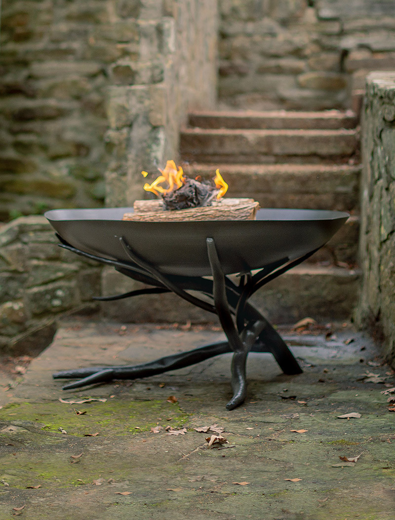 Driftwood Hand Forged Fire Pit