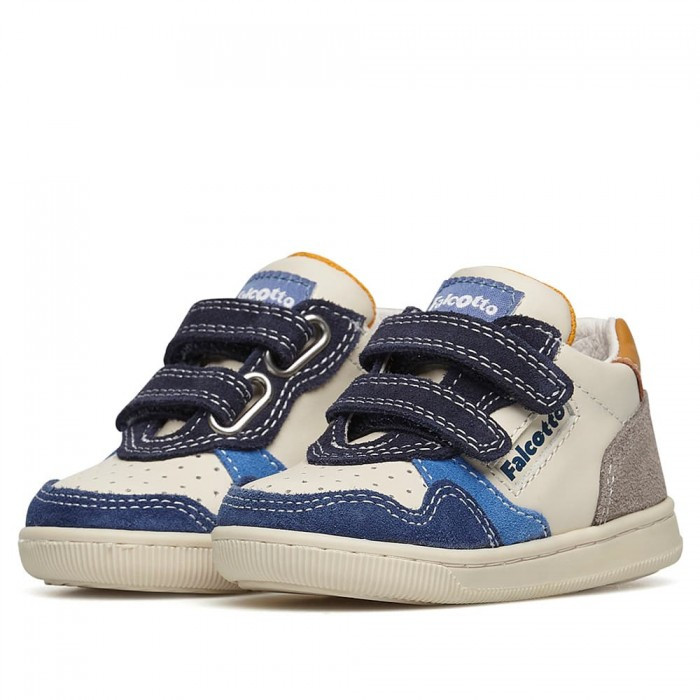 Falcotto Falcotto Klip Vl. Suede/Calf Milk Azure Navy