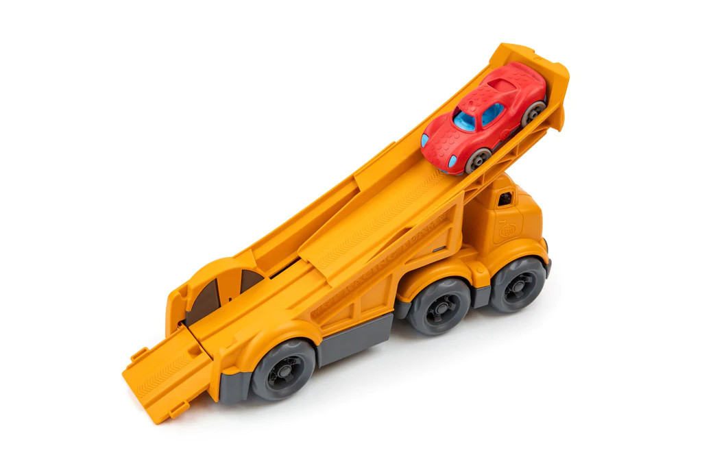 Green Toys Racing Truck with 2 Racers